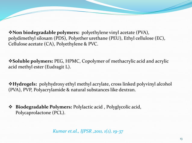 Microparticle : formulation and evaluation | PPTX | Chemistry | Science