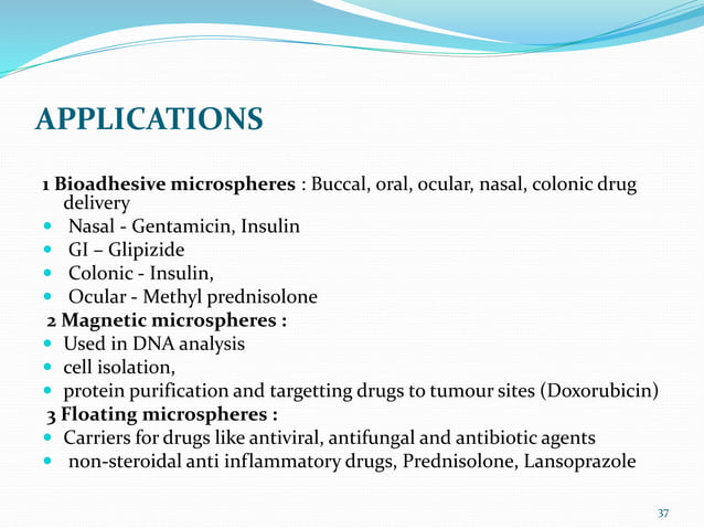 Microparticle : formulation and evaluation | PPTX | Chemistry | Science