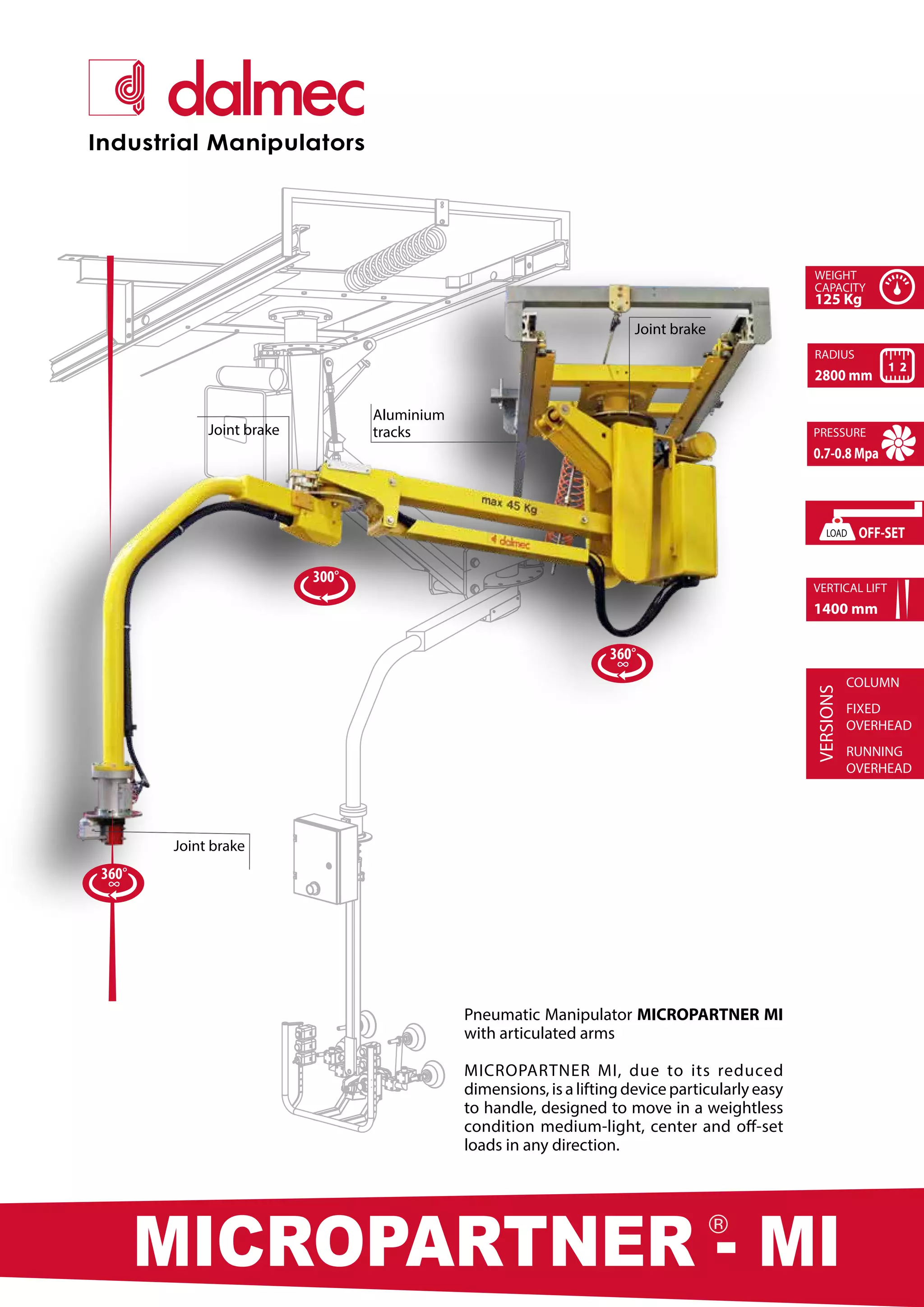DALMEC MICROPARTNER – MI-Vertical Lift Machines | PDF | Track and Field ...