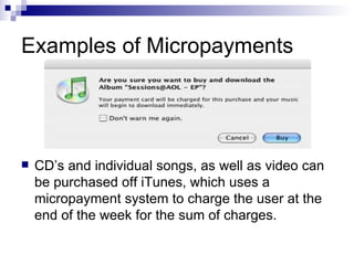 Micropayments | PPT | Video Gaming