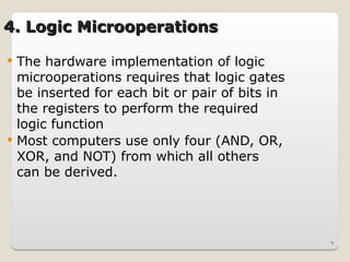 COA Micro operations Unit - I Part-b.ppt
