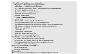 Micro phallus, Diagnosis and tretment.pptx