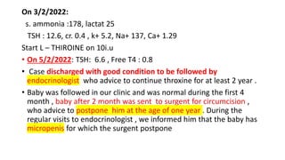 Micro phallus, Diagnosis and tretment.pptx