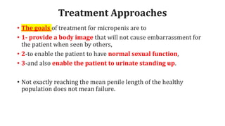 Micro phallus, Diagnosis and tretment.pptx