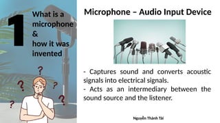 Microphone slides for midterm project ENCN UTE | PPTX