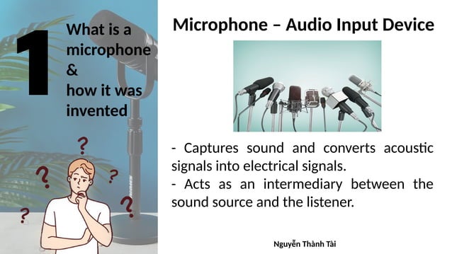 Microphone slides for midterm project ENCN UTE | PPTX