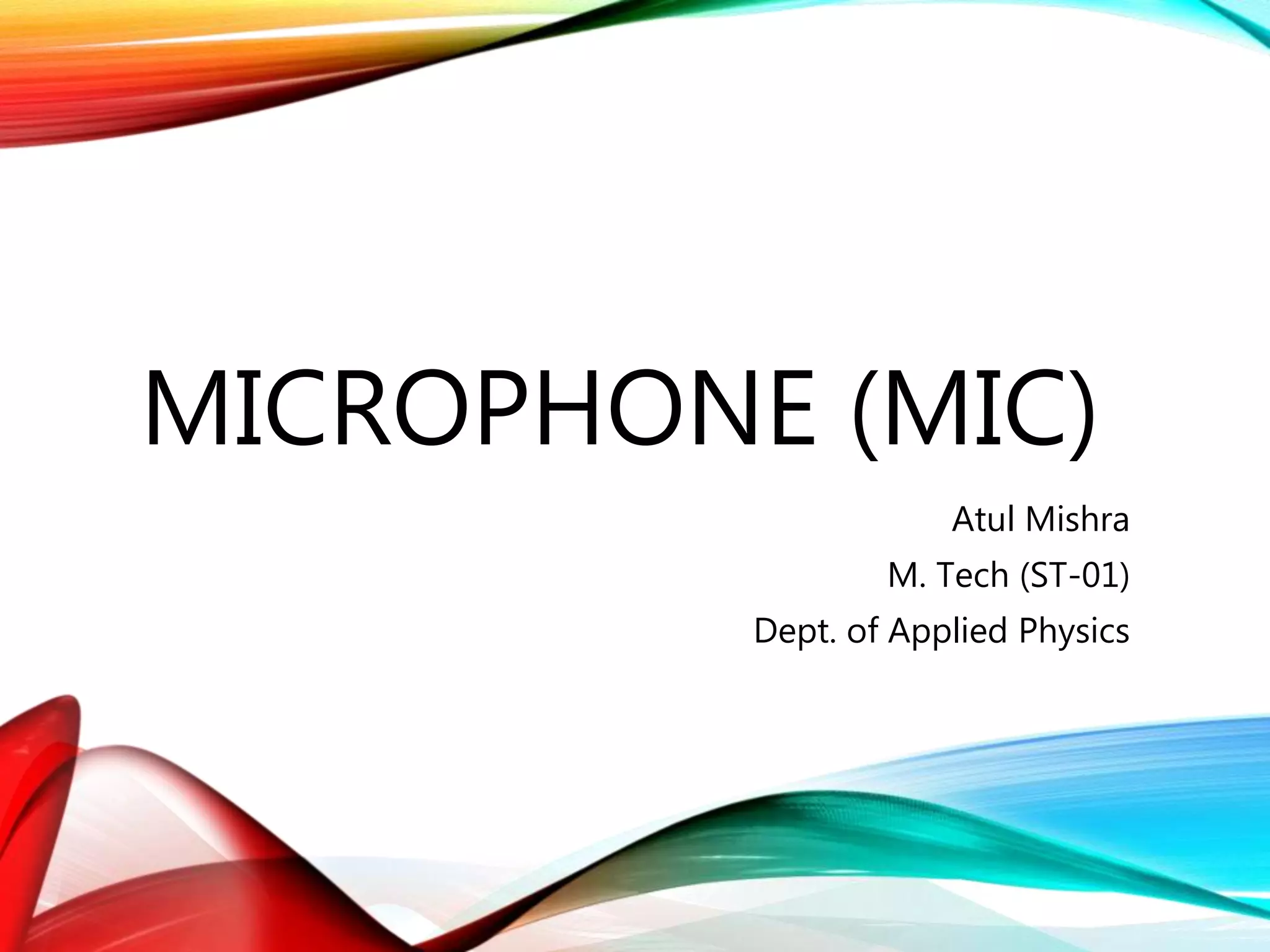 Microphone | PPTX