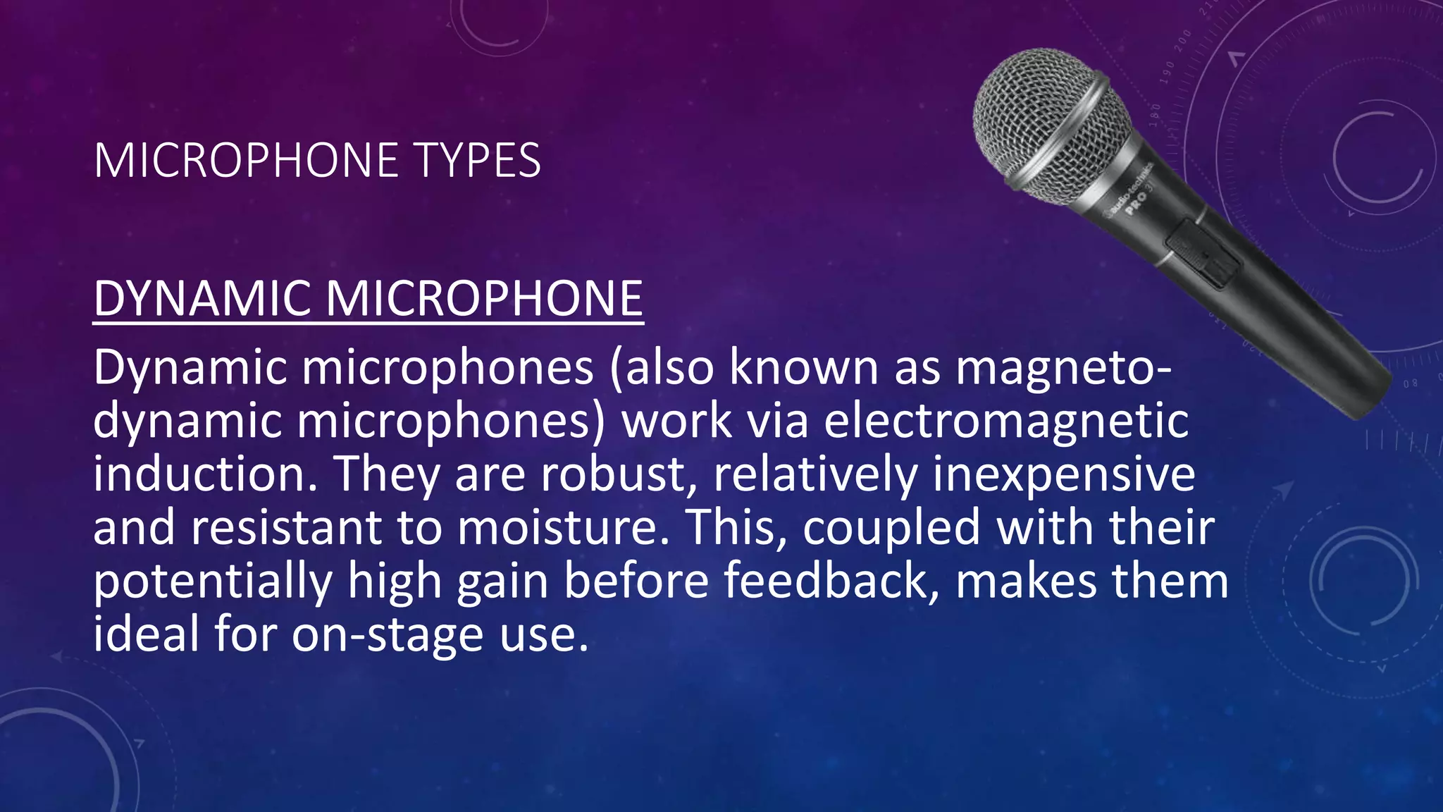 Microphone basics | PPTX