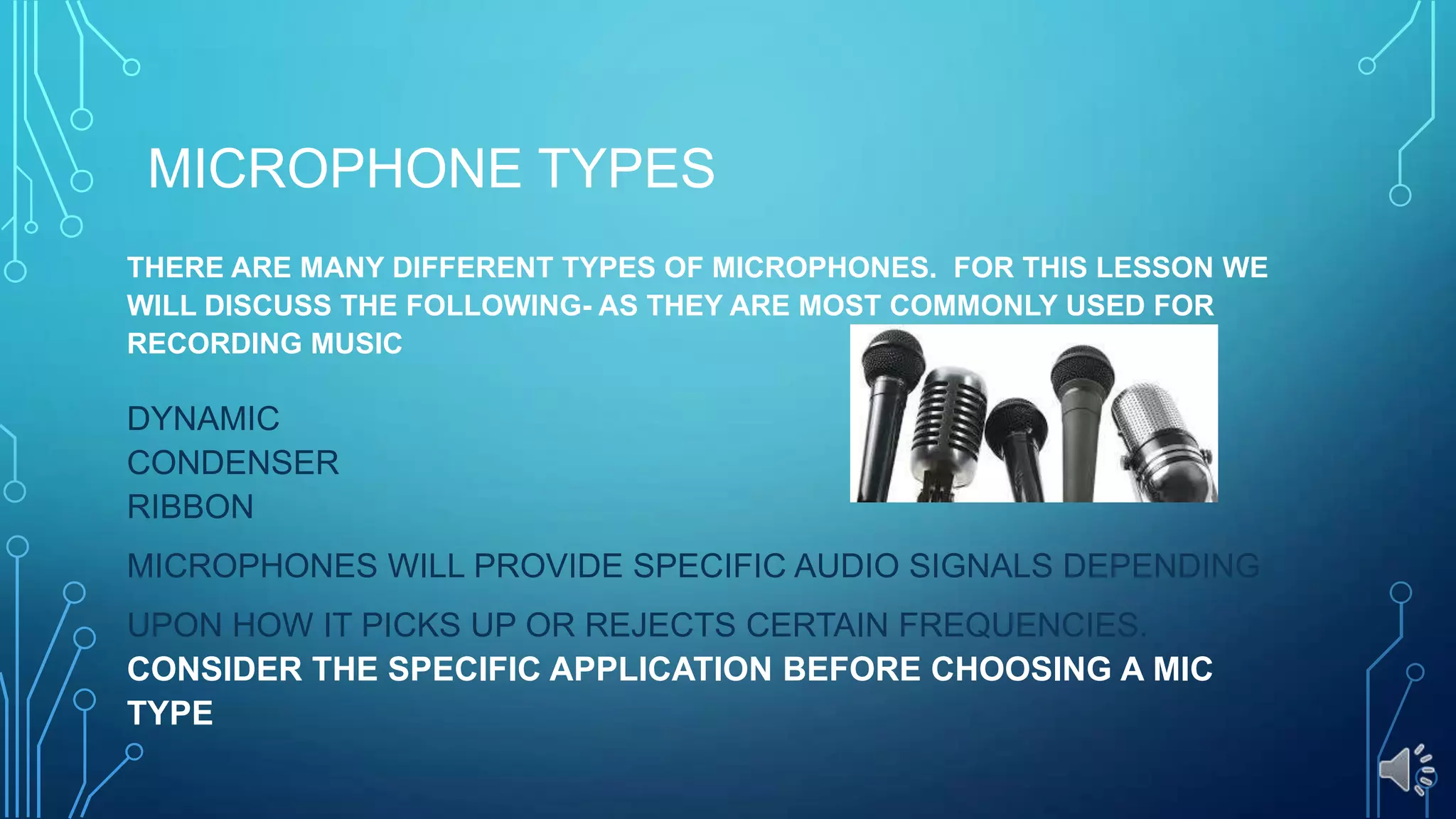 Microphone Basics | PPTX