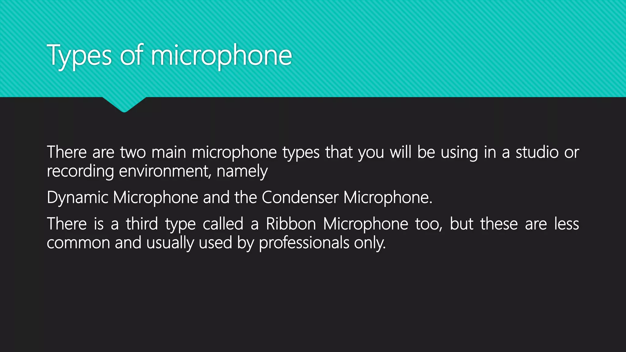 Microphone ppt | PPTX
