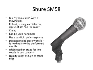 Microphones | PPT