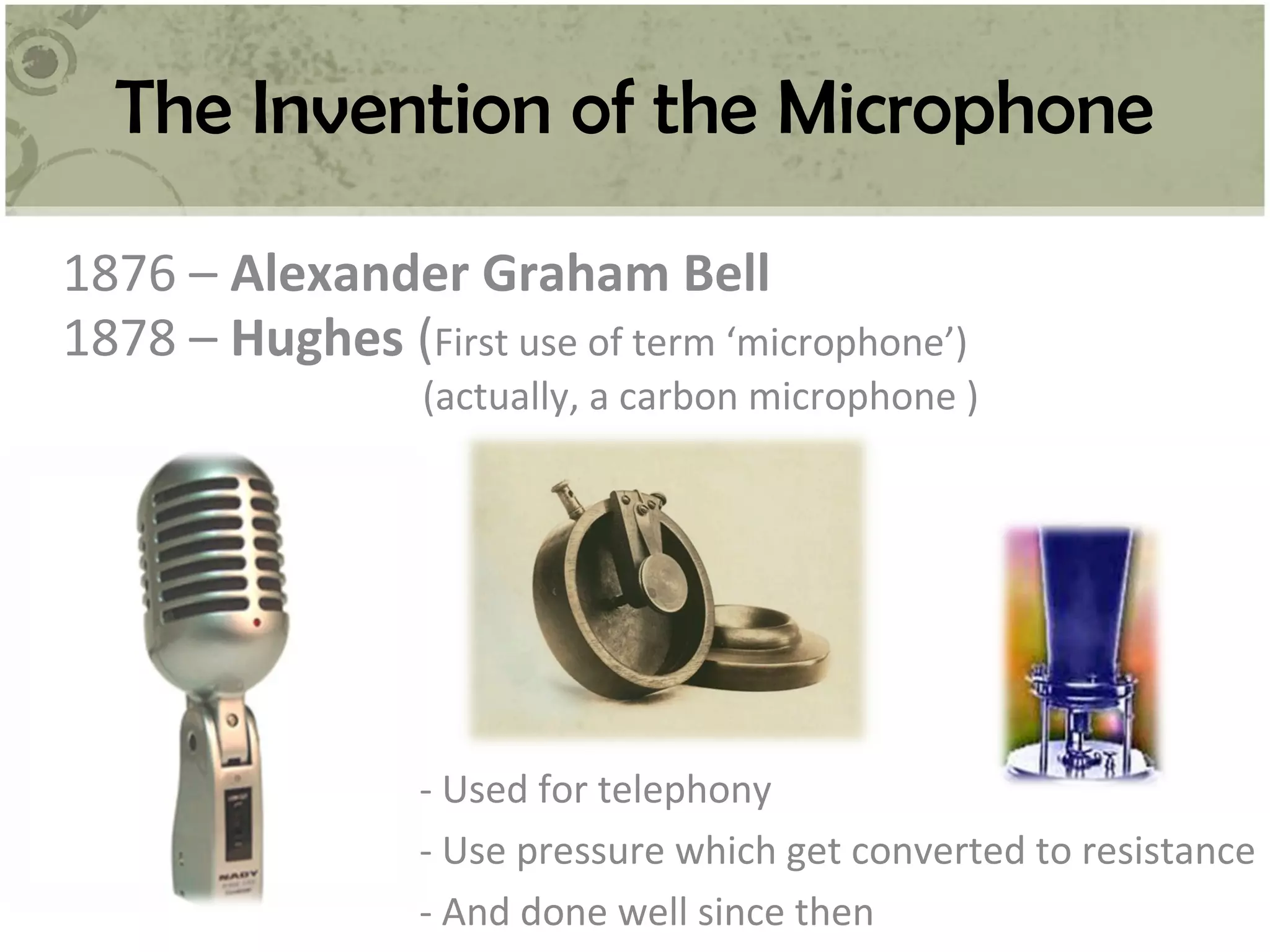 Microphones | PPT