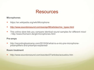 Microphones : the Hows and Whats of Microphones | PPT