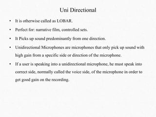 Microphones and its types | PPTX