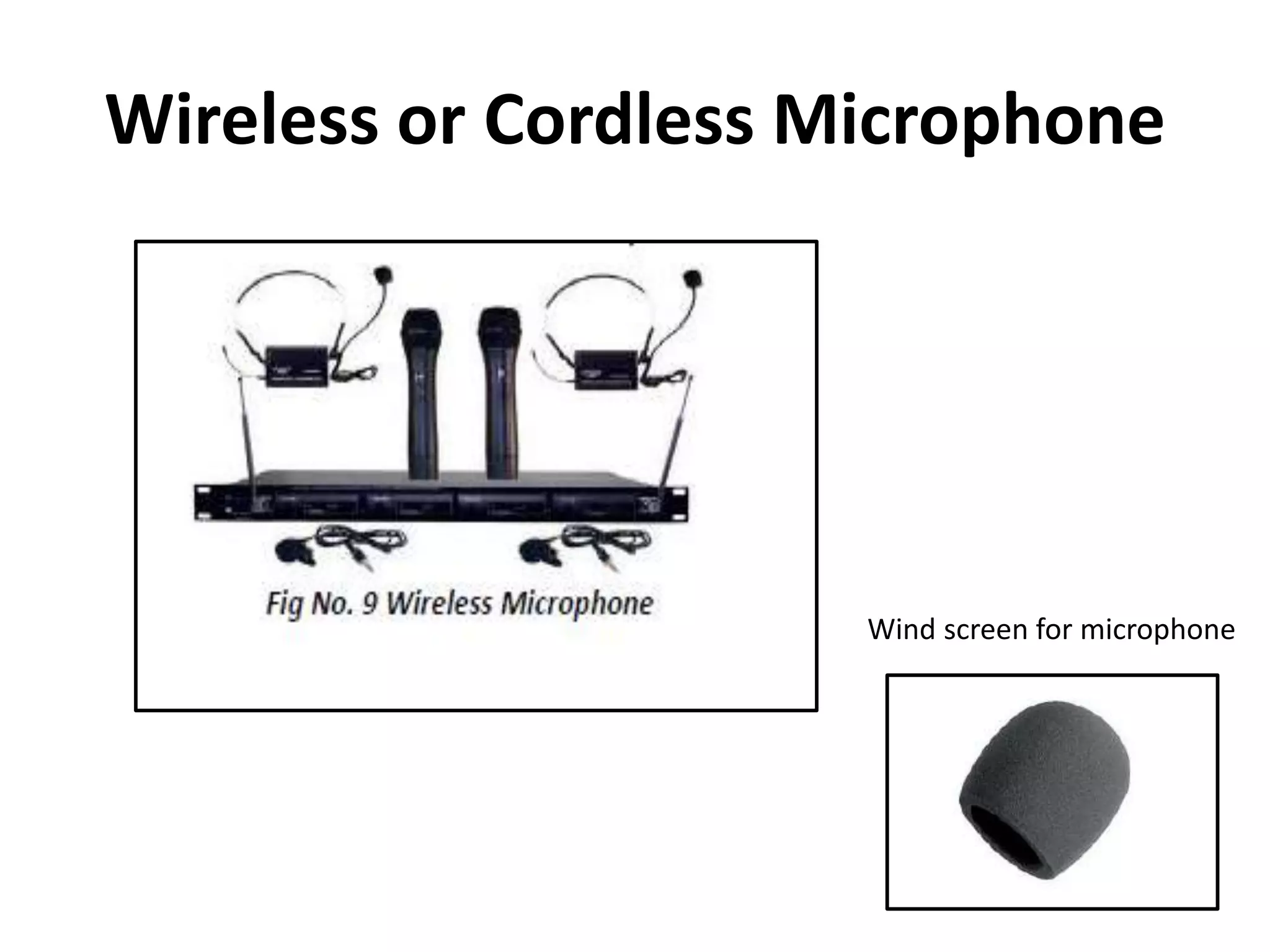 Microphones and speakers | PPTX
