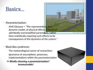 WRF model Cloud Microphysics paramterization | PPT