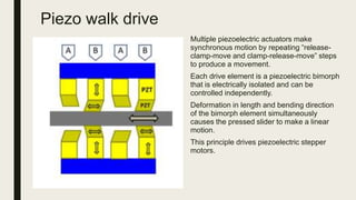 Micro piezo motors | PPTX