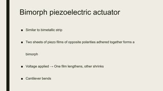 Micro piezo motors | PPTX