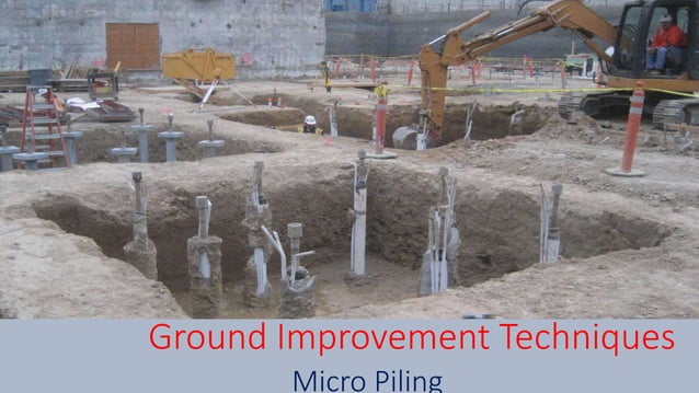 Micropile | PPTX | Civil Engineering Industry | Industries