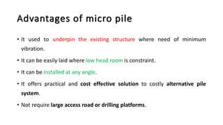 Micropile | PPTX