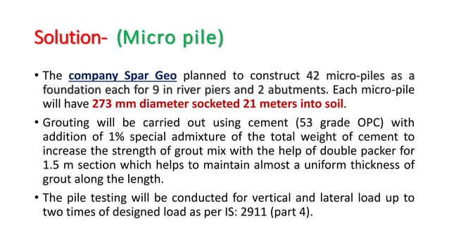 Micropile | PPTX | Civil Engineering Industry | Industries