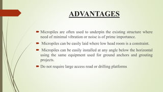 Micropiles | PPTX