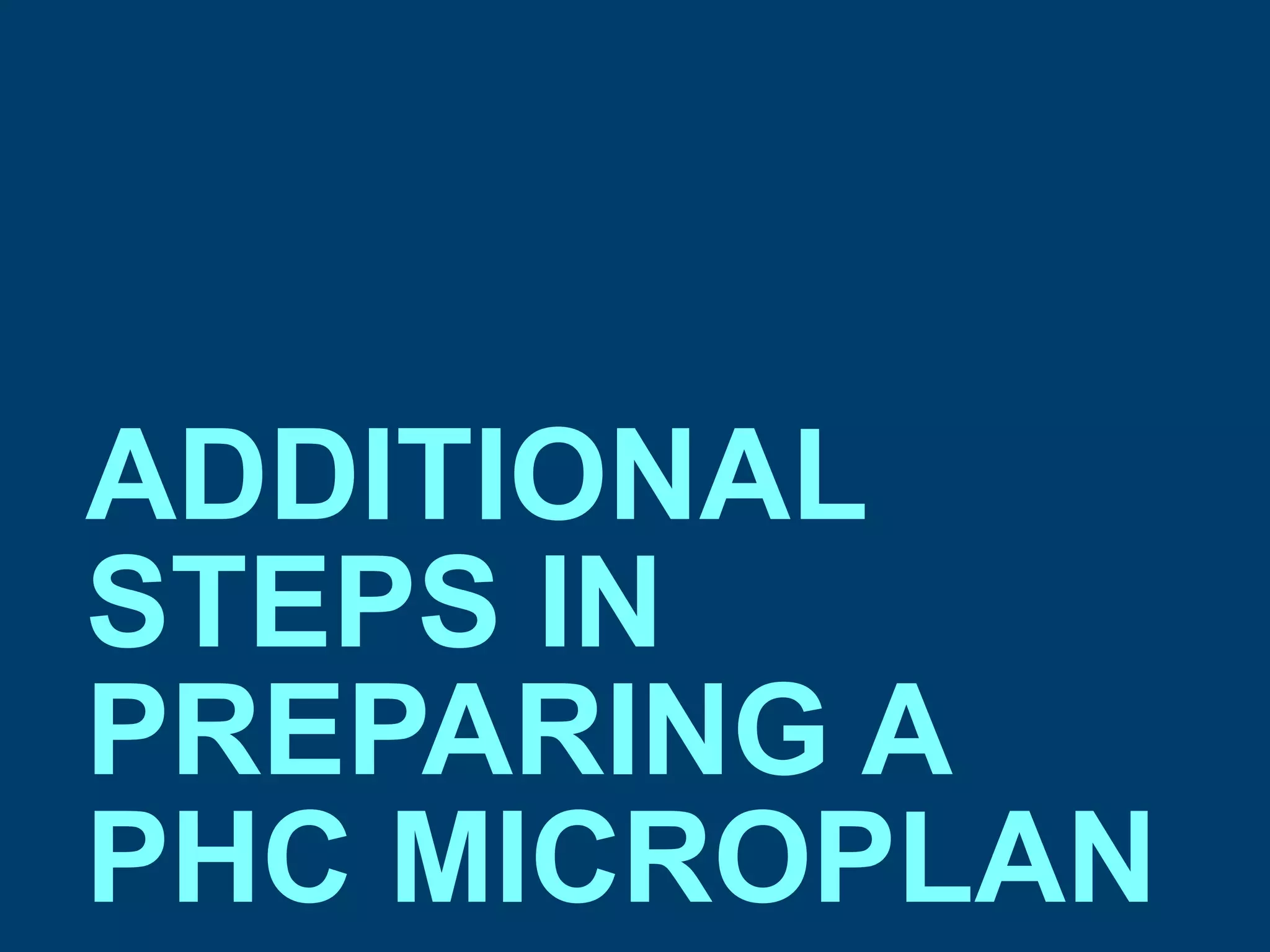 Microplanning | PPT