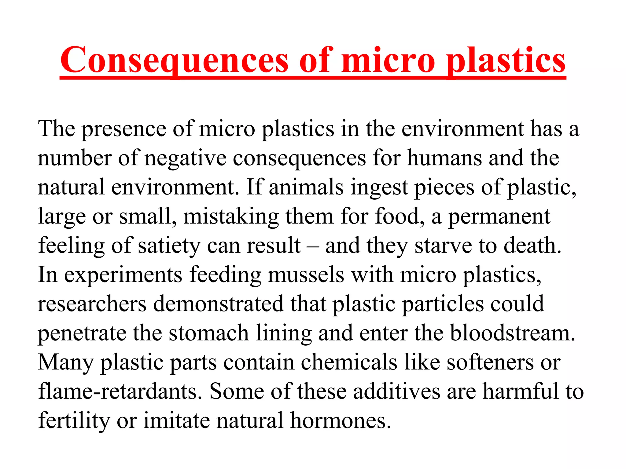 Micro plastic | PPTX