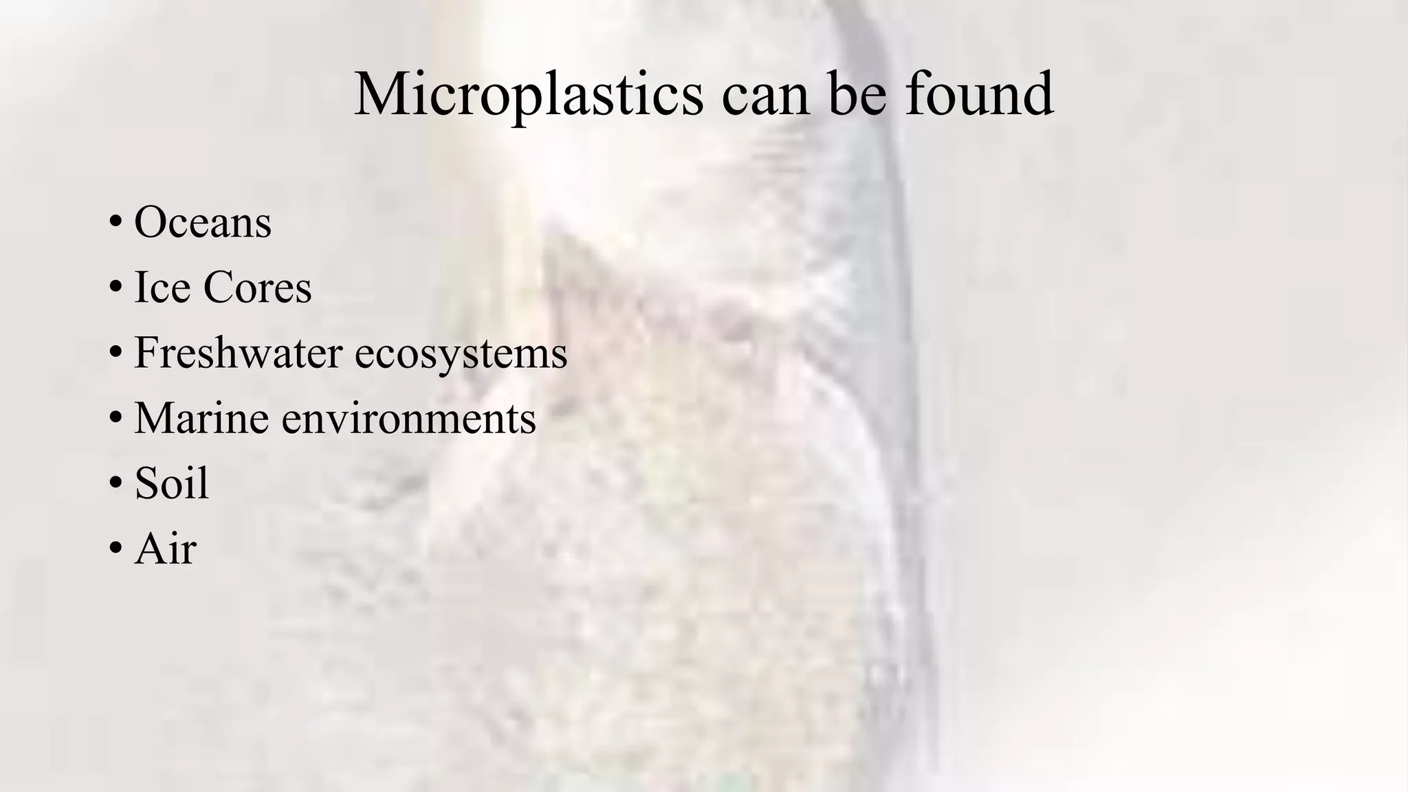 Microplastics | PPTX