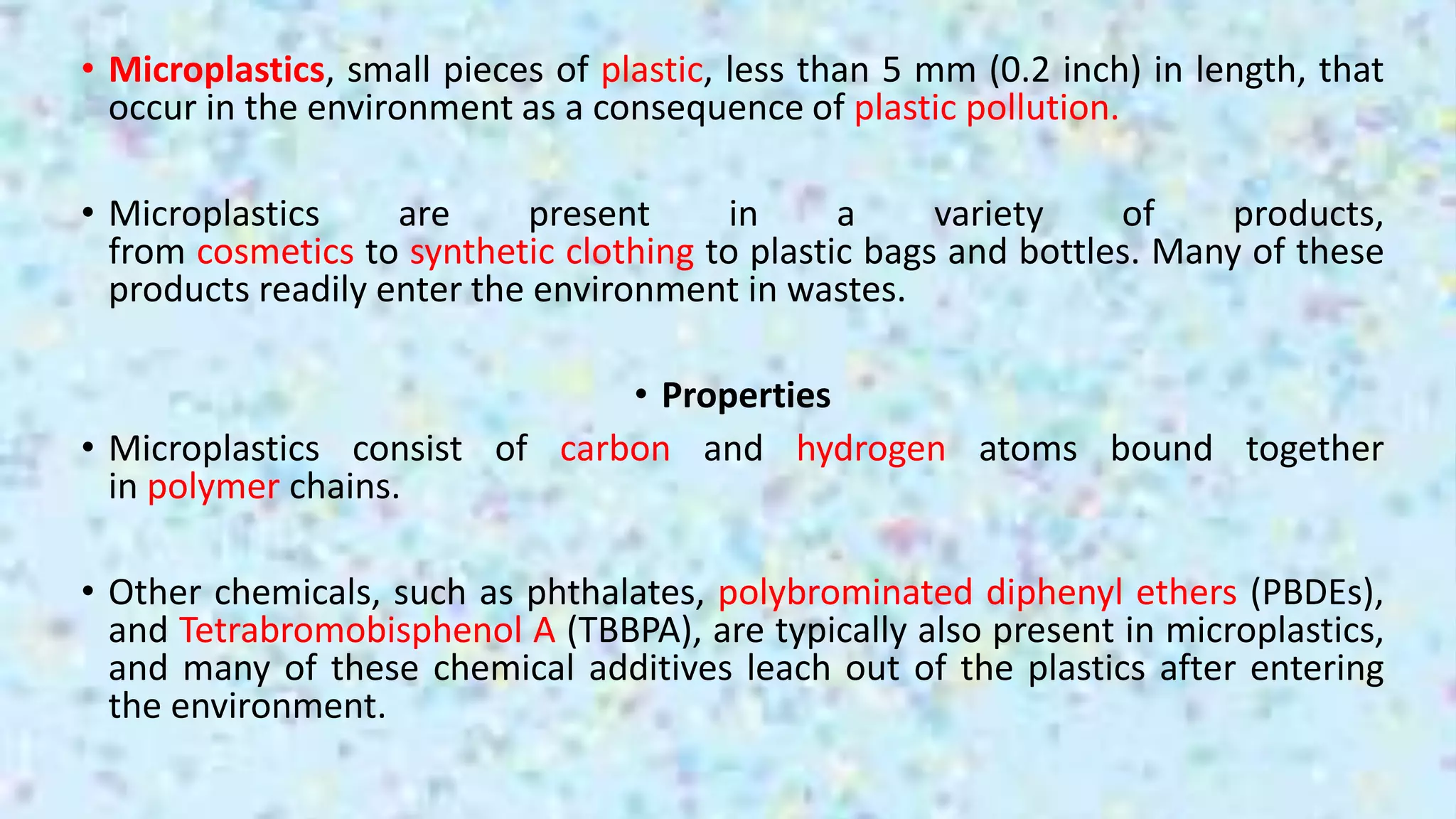 Microplastics | PPTX