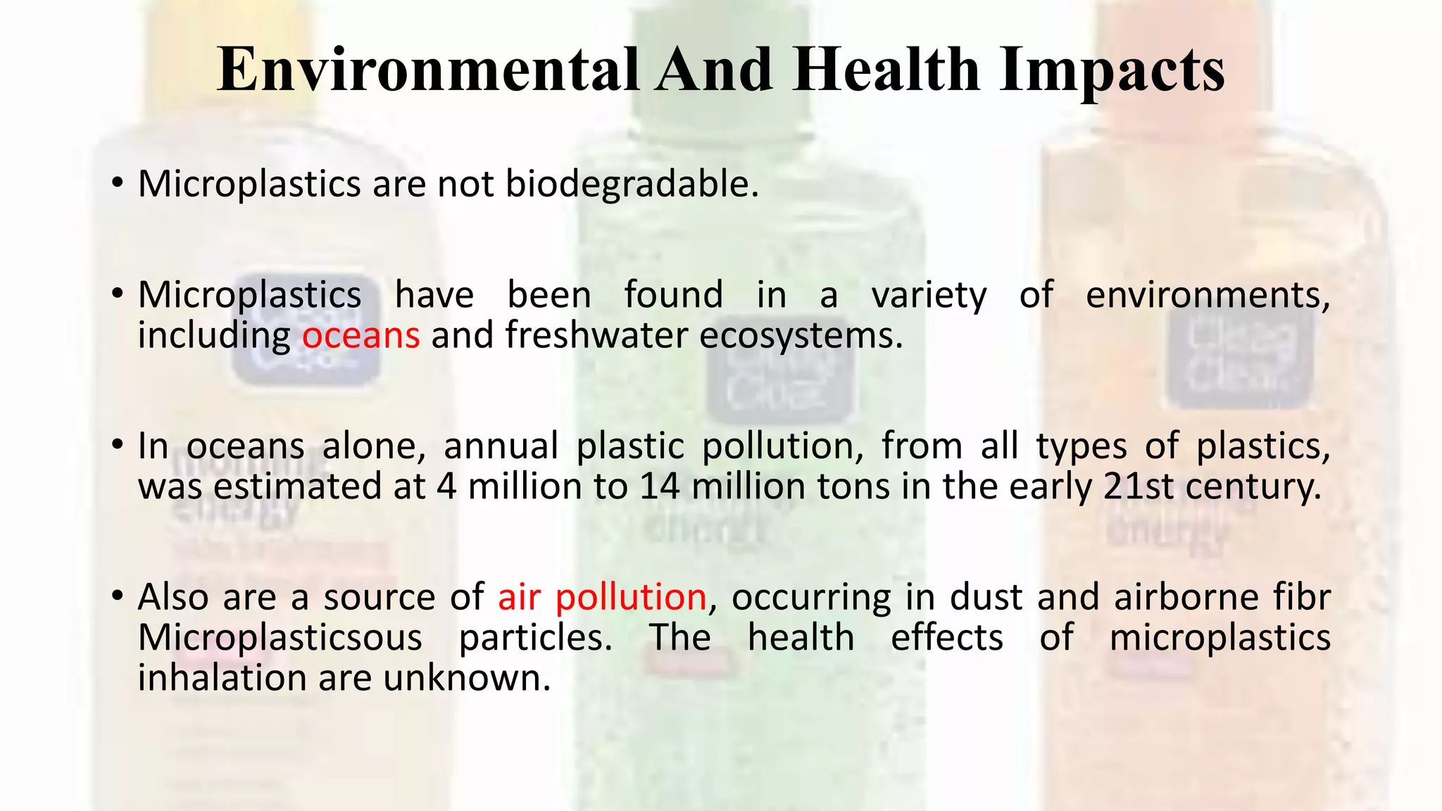 Microplastics | PPTX