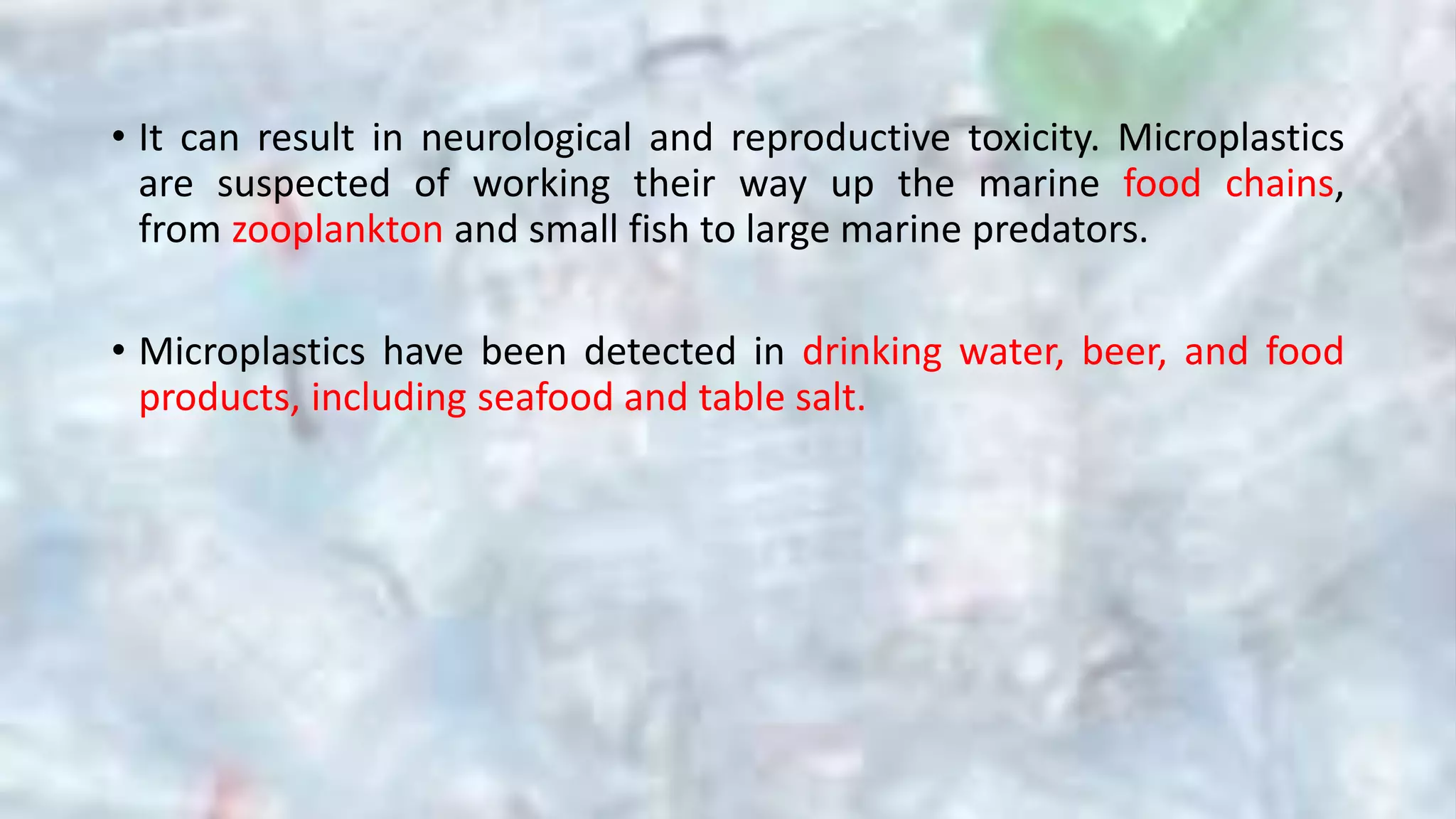 Microplastics | PPTX