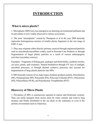 STUDY ON MICROPLASTIC CHALLENGE – INDIAN STATUS AND SOLUTIONS | DOCX