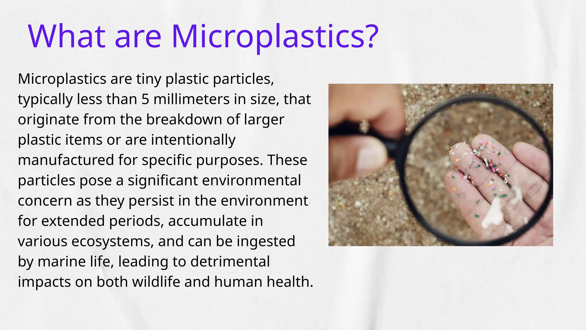 Microplastic Pollution.pptxfsdhjhfdgfffhygjy | PPTX
