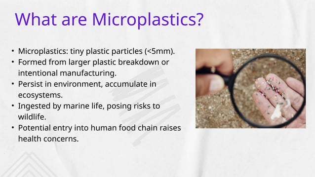 Microplastic Pollution (1).pptx3232323233323 | PPTX | Environment | Science