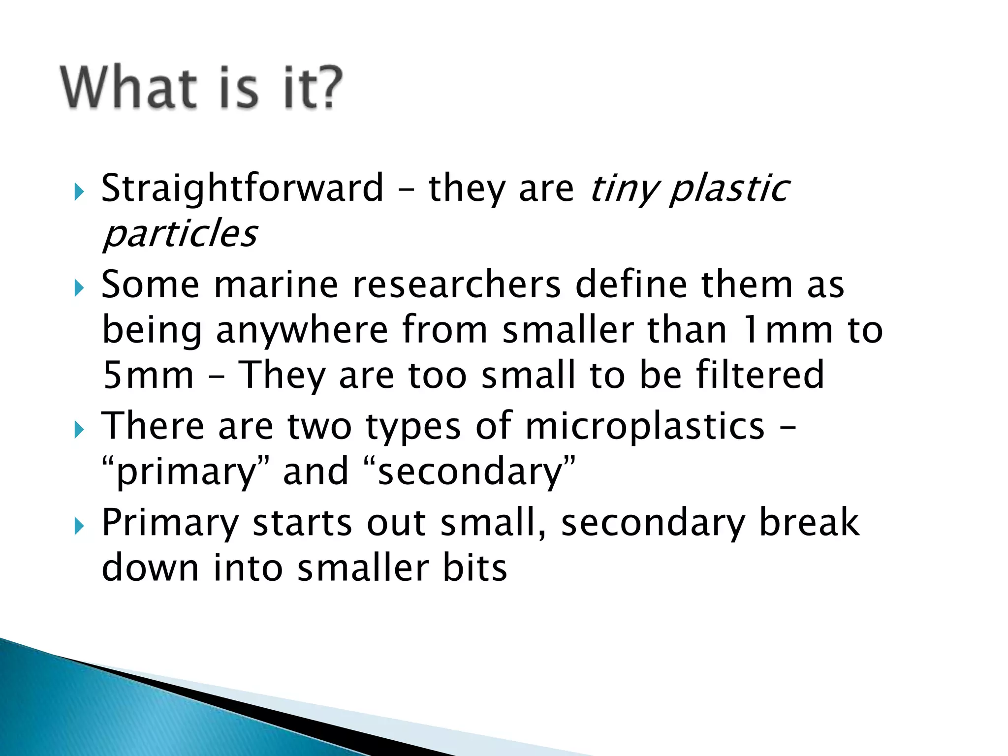 Microplastics | PPTX