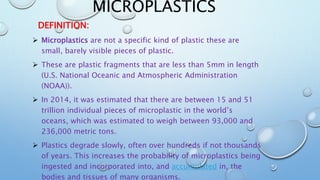 Microplastics | PPTX