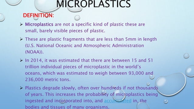 Microplastics | PPTX