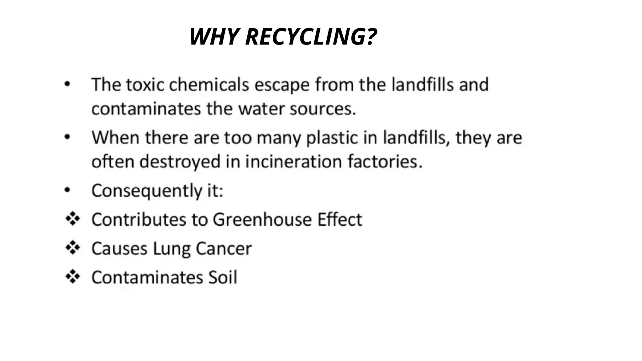 MicroPlastics and the recycling of the Plastics - Fresh Spar ...