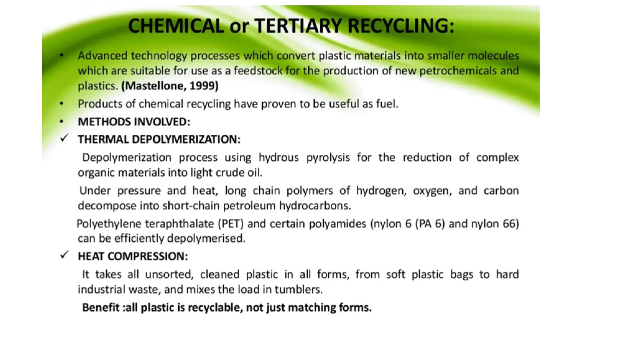 MicroPlastics and the recycling of the Plastics - Fresh Spar ...
