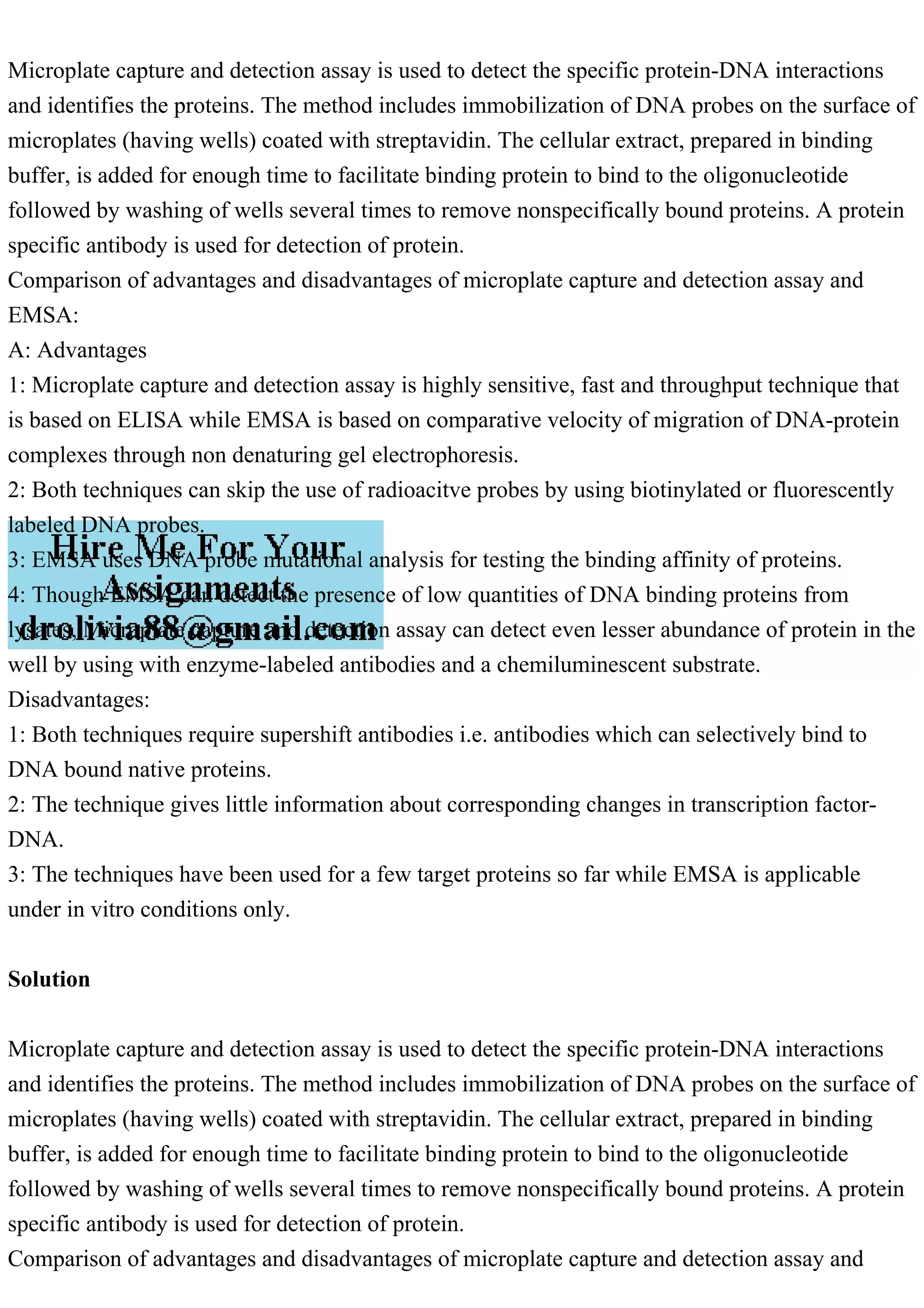 Microplate capture and detection assay is used to detect the specifi.pdf