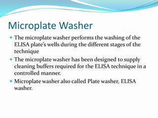 Microplate washer | PPT