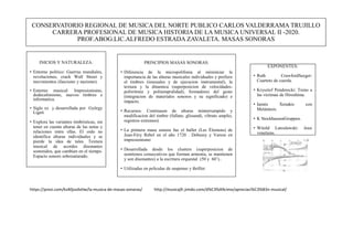 Micropolifonia y masas sonoras | PPTX