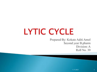 Micro ppt lytic cycle | PPT