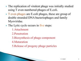 Micro ppt lytic cycle | PPTX