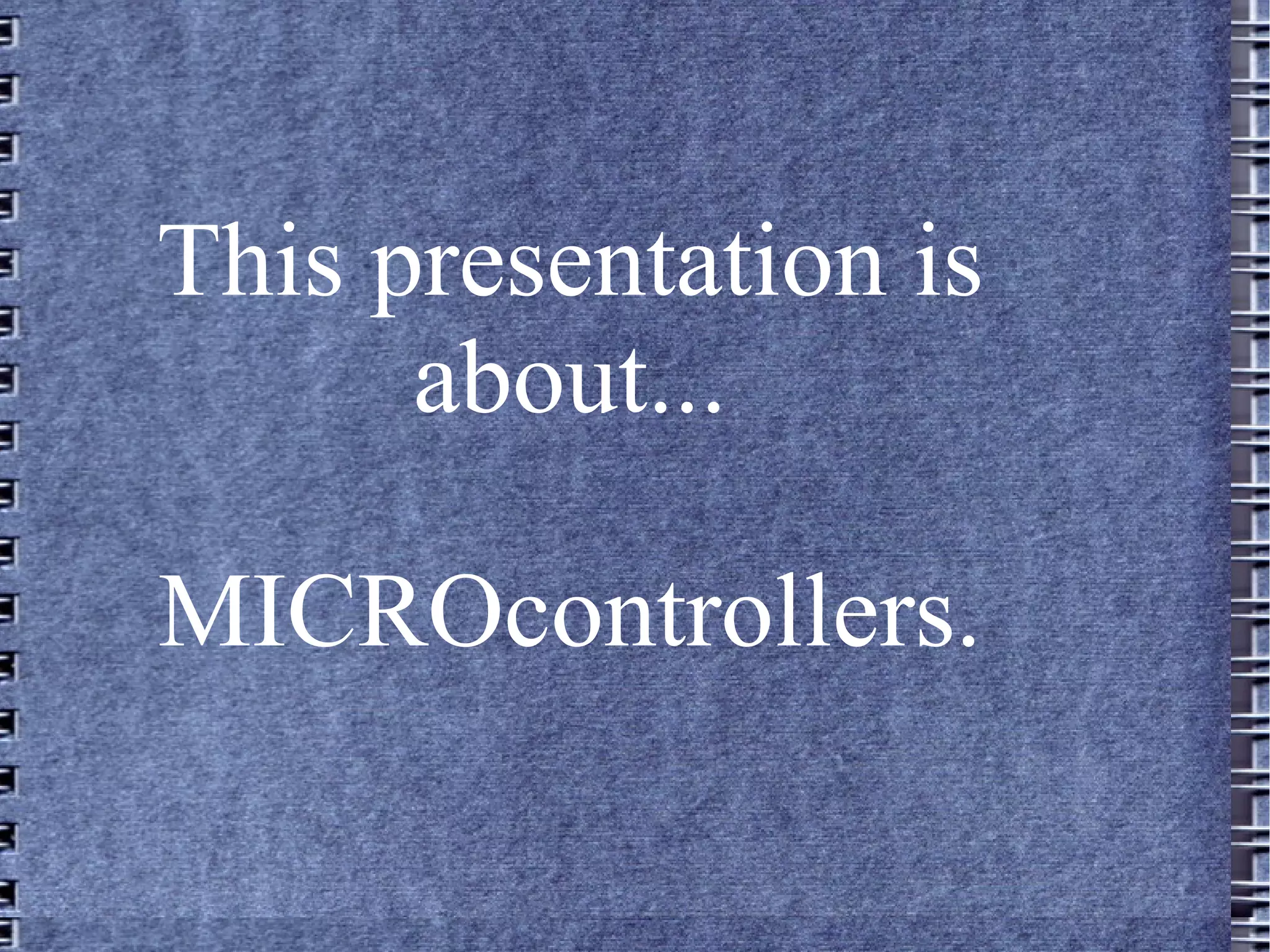 Micro presentation. | ODP