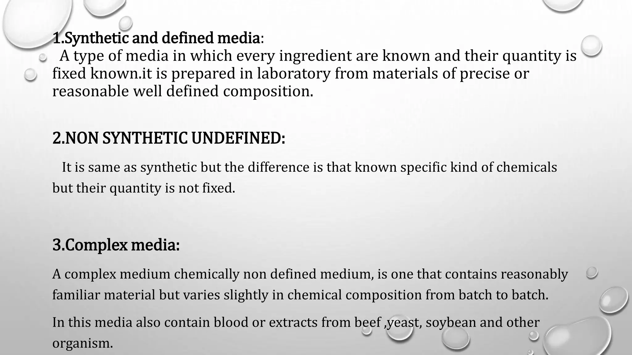 Bacterial Growth & culture media | PPTX