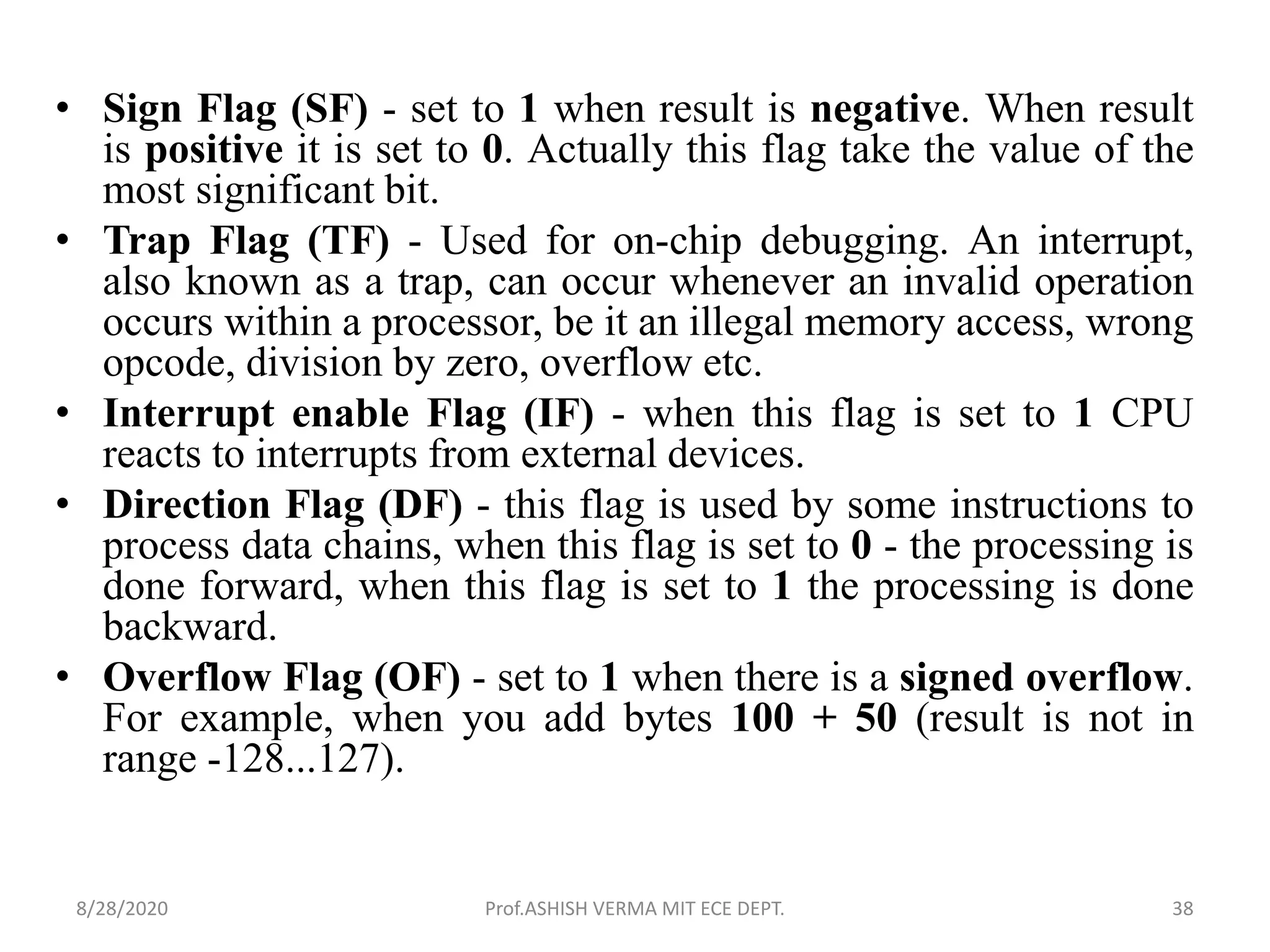 Microprocessor 8086 Cover Unit I | PPT
