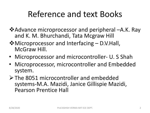 Microprocessor 8086 Cover Unit I | PPT