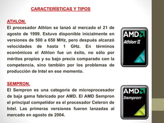 Microprocesadores intel y amd | PPTX
